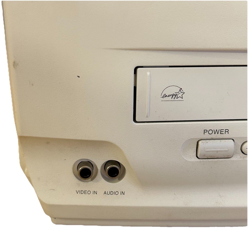 Panasonic PV-C1352W 13" CRT TV Gaming VCR Combo With Remote VCR Issue ...