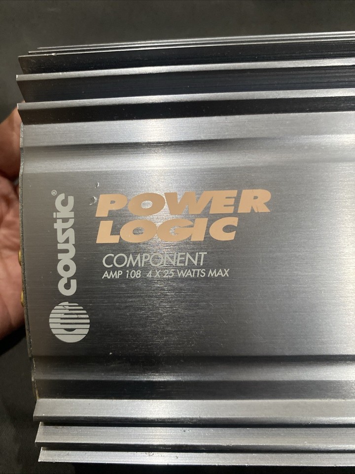 Coustic Power Logic Component Amp 108 4x25 Watts. Rare Model | eBay