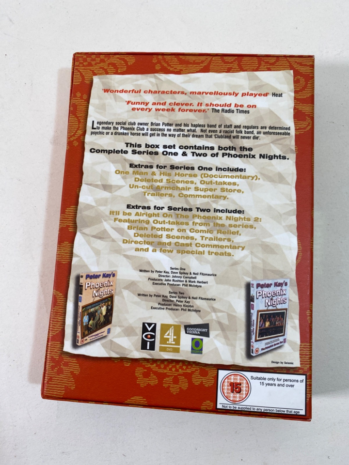 Peter Kay's Phoenix Nights: The Complete First & Second Series 1 & 2 ...