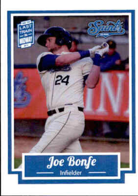 2014 St. Paul Saints Team Issue #5 Joe Bonfe Augusta Georgia GA NM ...