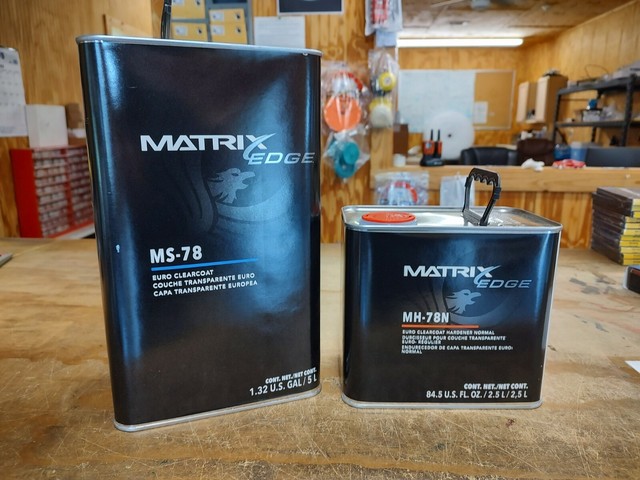 MATRIX MS-78 Euro Clearcoat kit 5 lts with normal hardner 2.5 lts for ...