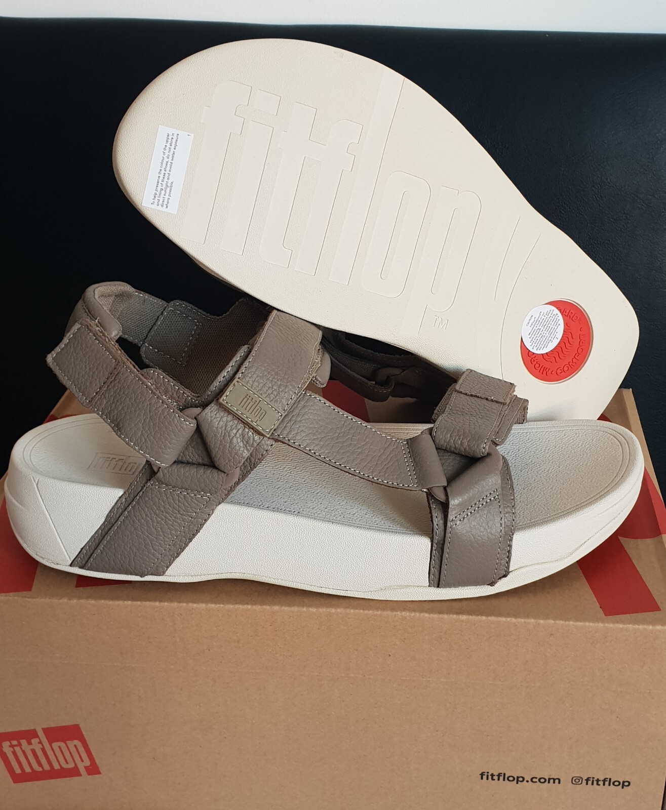 Fitflop Sandals Men's Leather Summer Outdoor Walking Summer Sandal RRP £95 | eBay UK