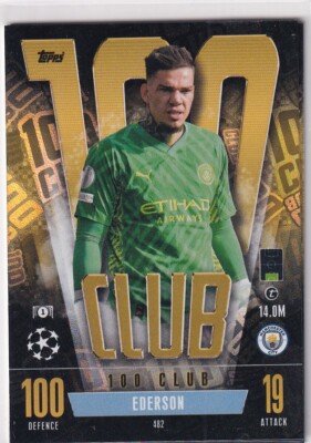 Topps Match Attax Champions League 23/24 No. 482 Ederson 100 Club | eBay
