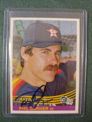 1984 Donruss Phil Garner Autographed Card - Astros - JSA COA | eBay