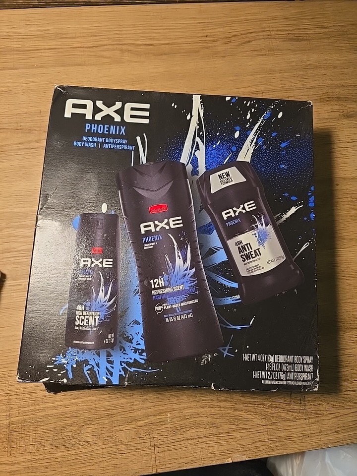 AXE Phoenix Gift Set: Body Spray, Body Wash, Anti-Perspirant | eBay.de