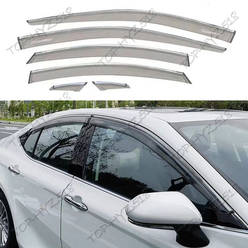 For Toyota Camry 2025-2027 Chrome Strip Window Visor Vent Shades Sun ...