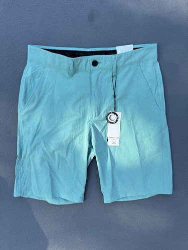 Kenneth Cole Golf Shorts 8.5” Inseam Size 30 Aqua Teal Blue | eBay