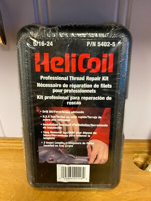 NEW Heli-Coil Professional Thread Repair Kit 5/16-24 Threaded Insert ...