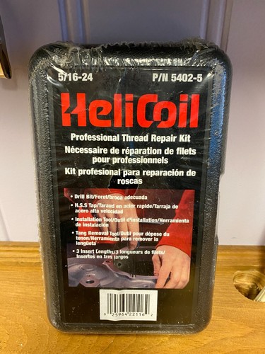 NEW Heli-Coil Professional Thread Repair Kit 5/16-24 Threaded Insert ...