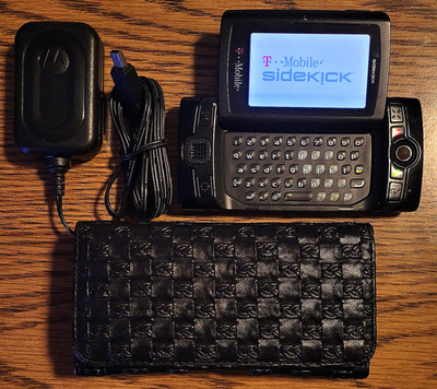 Sharp Sidekick 2008 PV210 - Black ( T-Mobile ) Very Rare Swivel ...