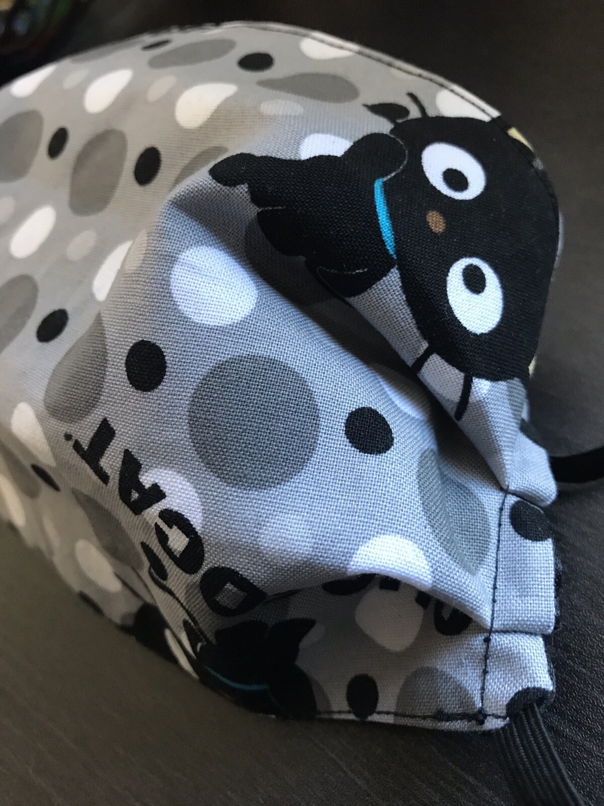 SANRIO CHOCOCAT HANDMADE TRIPLE LAYERS COTTON/POLYESTER MASK - WASHABLE ...