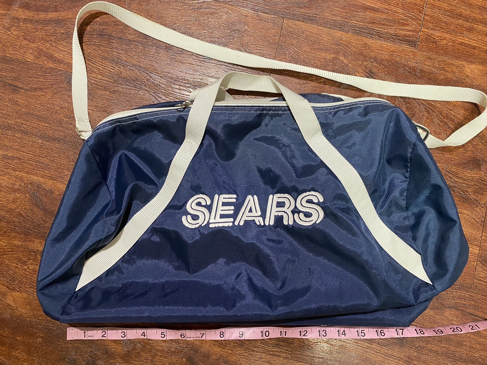 RARE Vintage SEARS Logo Duffell Bag - Gem