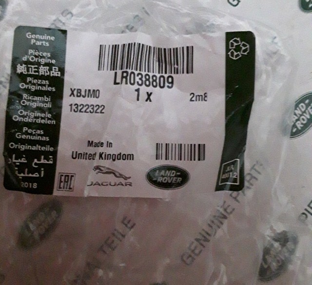 OEM Land Rover Discovery L462 Front Suspension Fork Lock Nut LR038809 ...