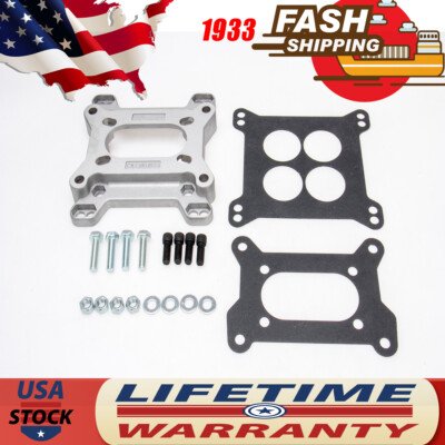 Carb Holley 2Barrel to 4Barrel Carburetor Intake Manifold Adapter Plate ...
