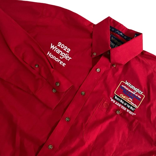RARE Wrangler George Strait Pro World Of Rodeo Wrangler Honoree Shirt ...