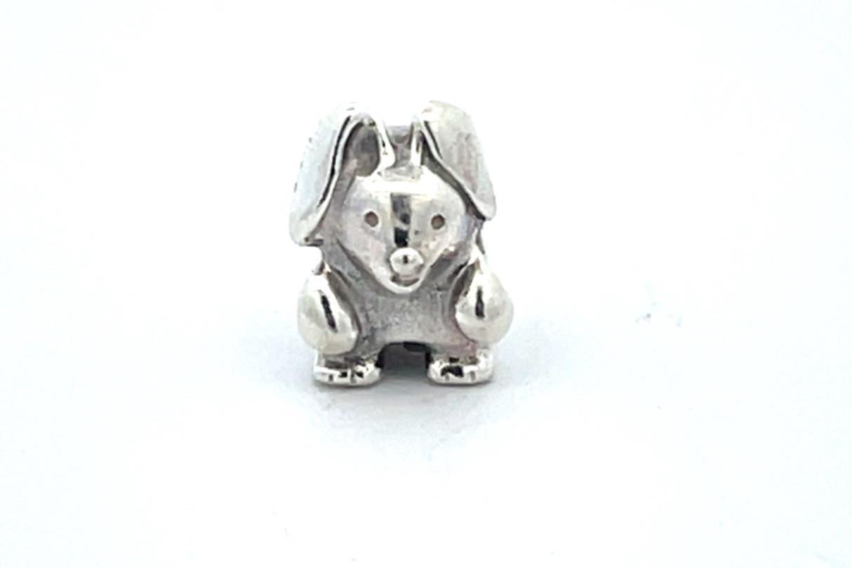 Pandora Bunny Bead Charm in Sterling Silver | eBay