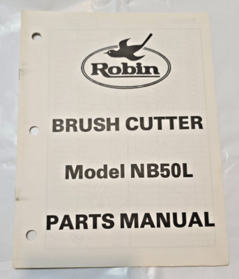 Robin Brush Cutter Model NB50L Parts Manual Original OEM Illustrated | eBay