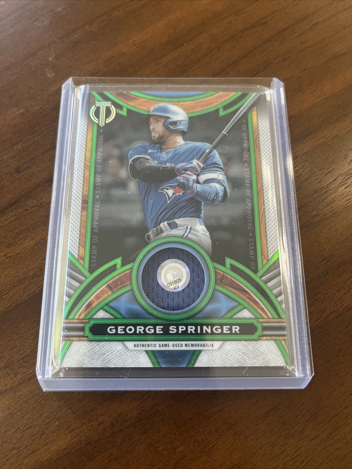 2023 Topps Tribute George Springer Game-Used Patch /99 | eBay