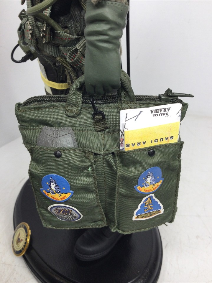 1/6 US NAVY F-14 VF-154 "TOP GUN" MODERN FIGHTER PILOT + STAND DID ...