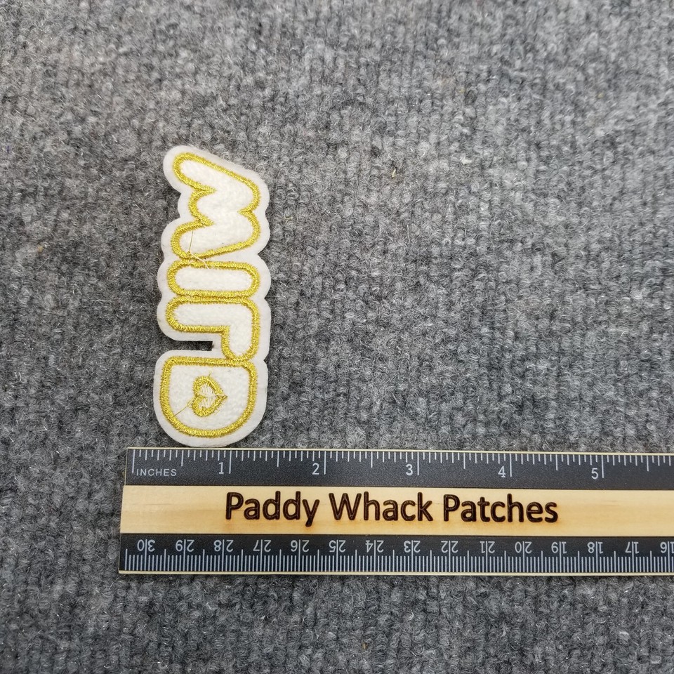Wild Chenille Patch Heart Gold A8' | eBay