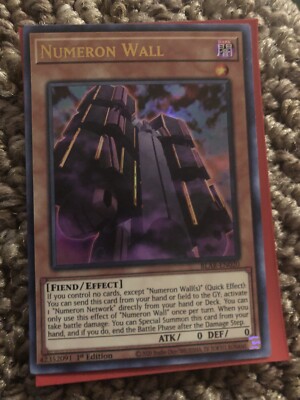NUMERON WALL ULTRA RARE 1st EDITION MINT YUGIOH BLAR-EN020 | eBay