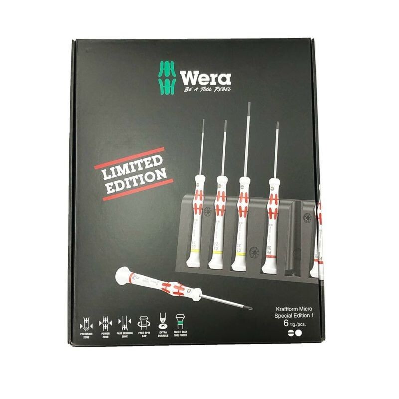 WERA Precision Screwdriver Bottle Opener Set White Red Japan Limited ...