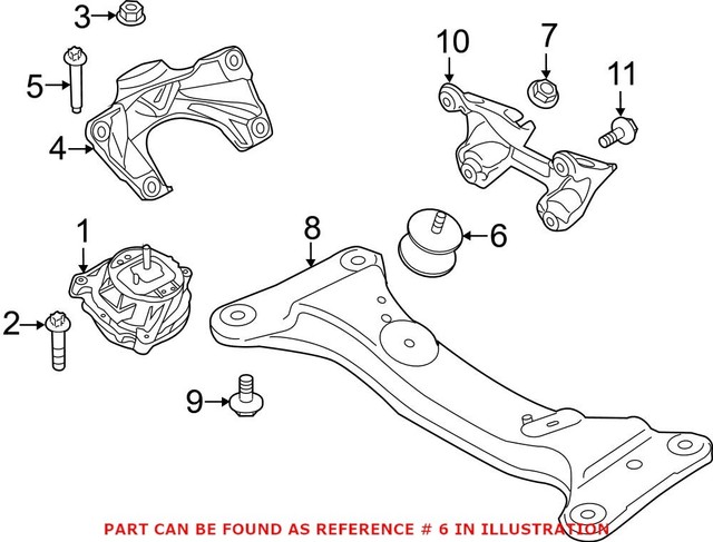 BMW OEM 2015 M3-transmission Trans Mount 22312284819 for sale online | eBay