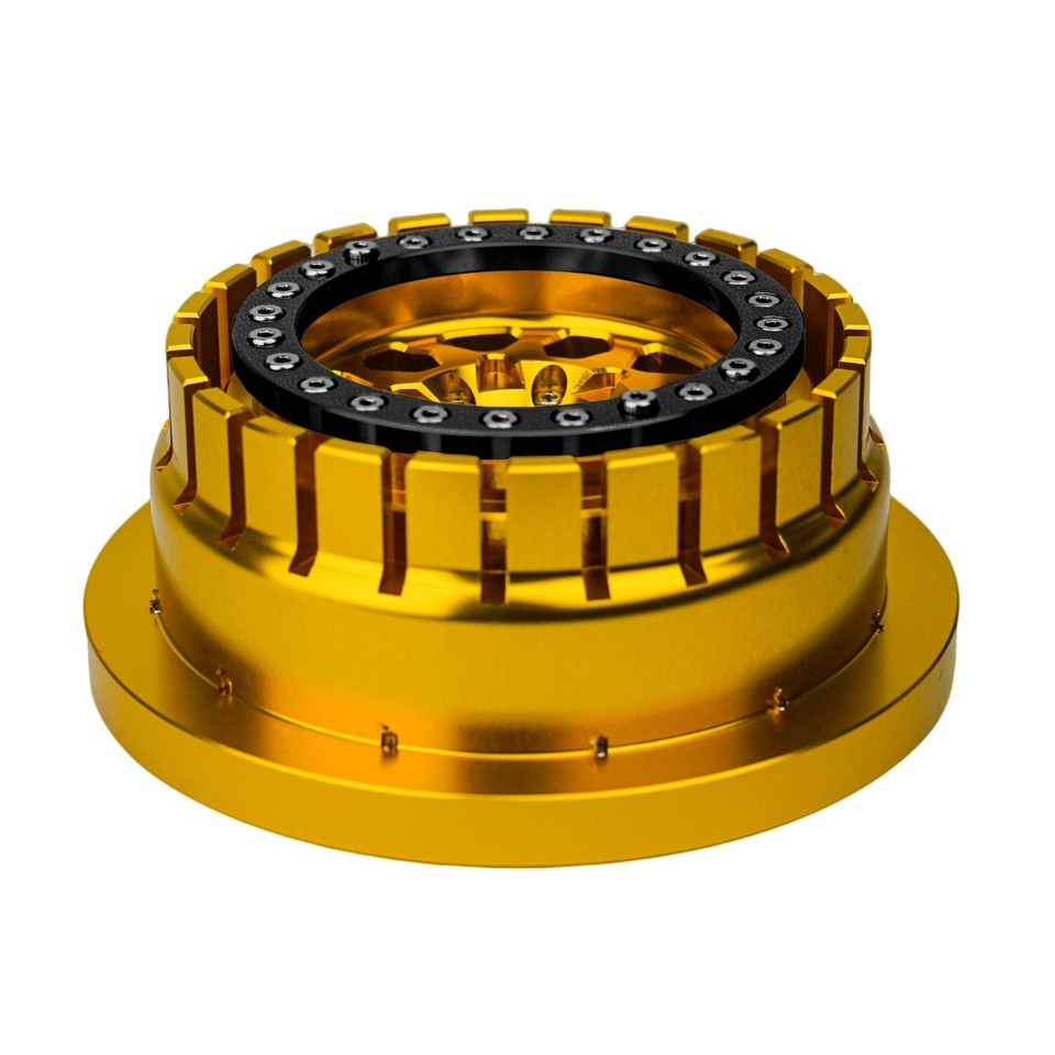 BeaxTurbo CNC Alu Beadlock wheel V2 Proline Hyrax Tire For Traxxas UDR ...