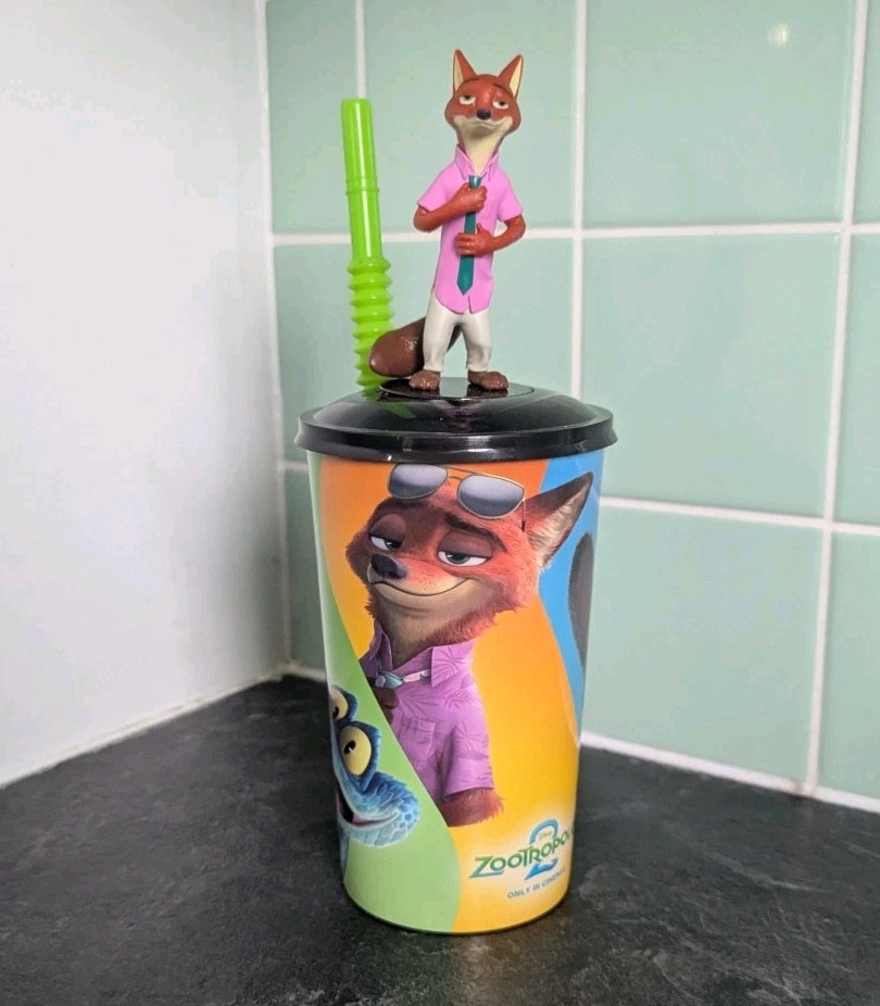 Odeon Cinema Zootropolis 2 Nick Wilde Topper Cup & Popcorn Tin Bucket Brand New | eBay UK
