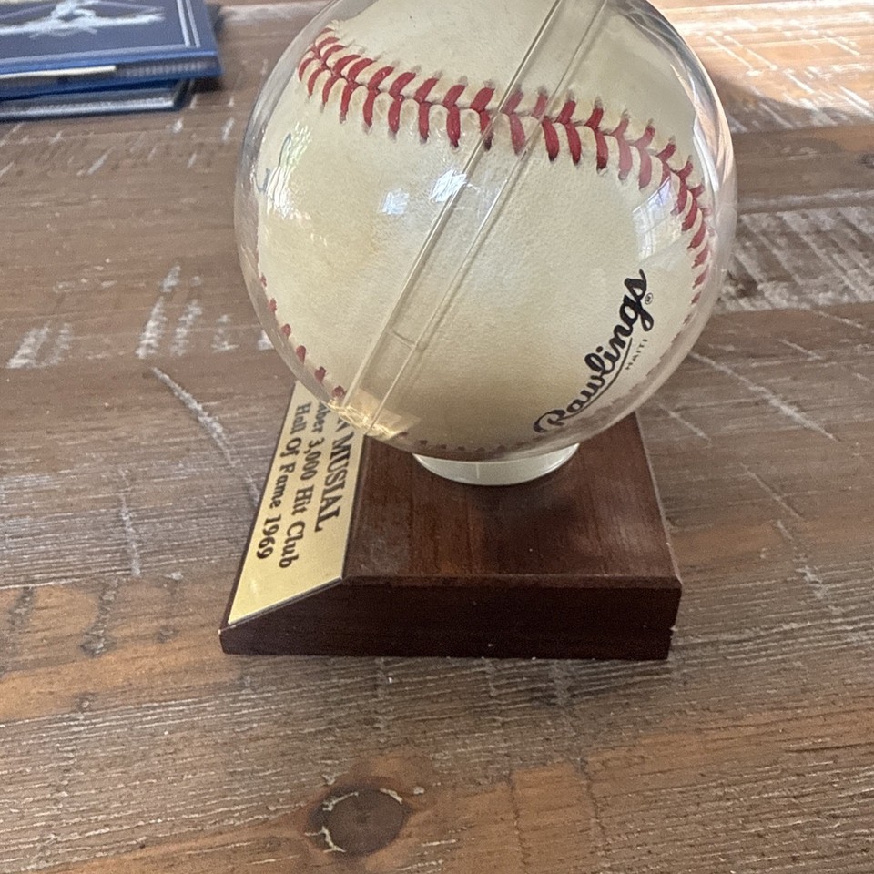 Stan Musial - Signed Baseball - 3,000 Hit Club - HOF 1969 | eBay