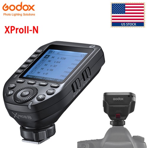 US Godox XProII-N XPro II 2.4G Wireless TTL Flash Trigger Transmitter ...