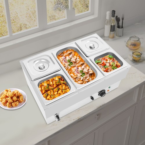 5-Pan Food Warmer Catering Commercial Restaurant Buffet Bain Marie ...