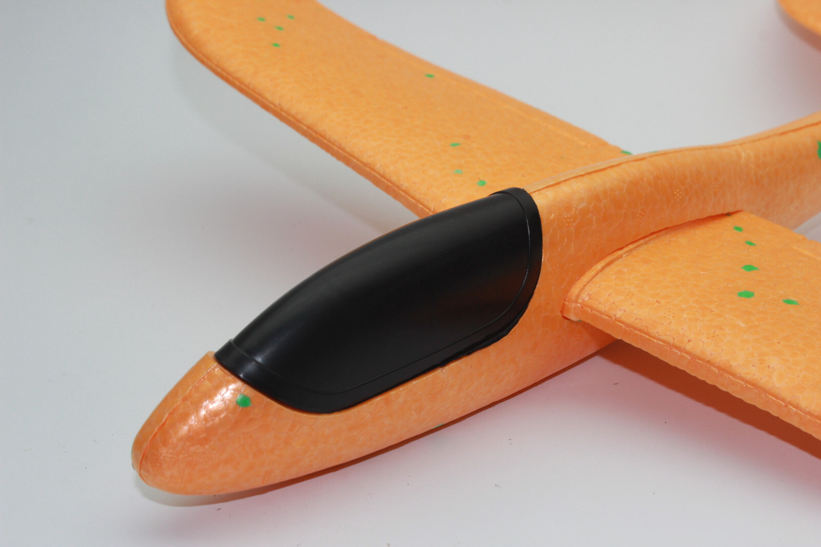 Gleitflieger ORANGE Wurfgleiter XXL Styroporflieger 50cm Flieger ...
