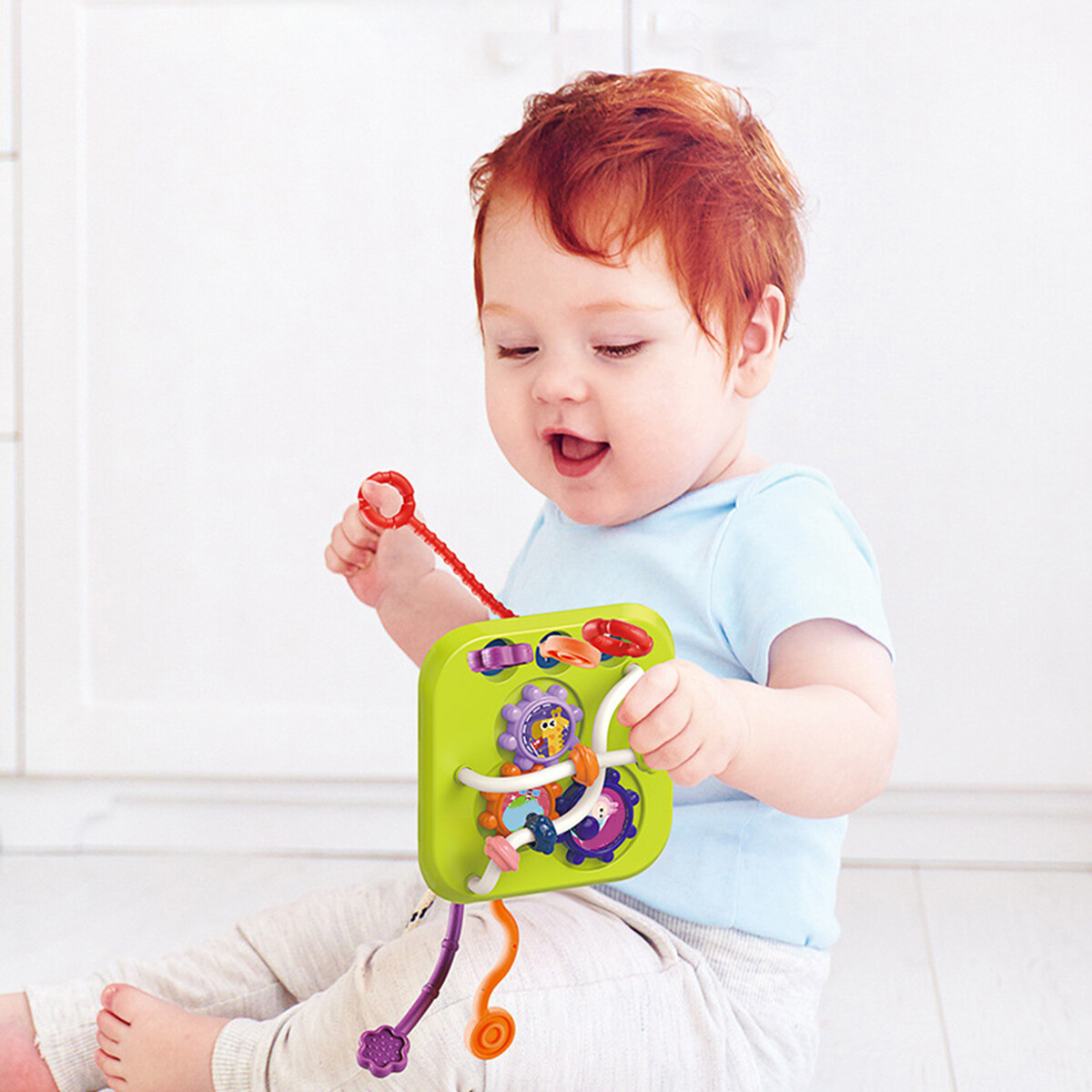 Baby Shape Sorter Montessori Toys Activity Cube Early Educational ...