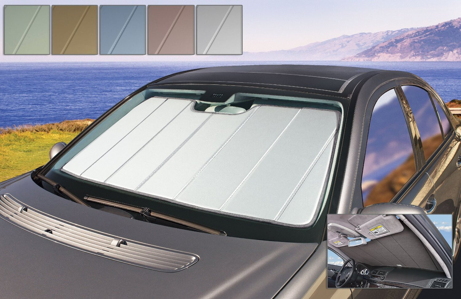 CoverCraft Folding Sun Shade Subaru Impreza 2017-23 w/EyeS Heat Shield ...