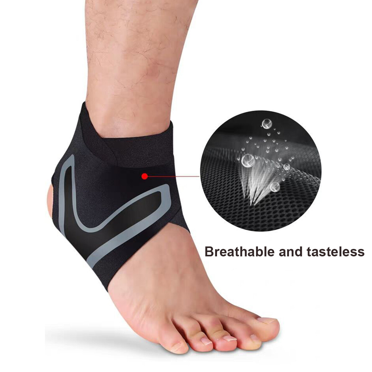 Ankle Support Strap Compression Elastic Bandage Foot Wrap Tendon Sprain ...