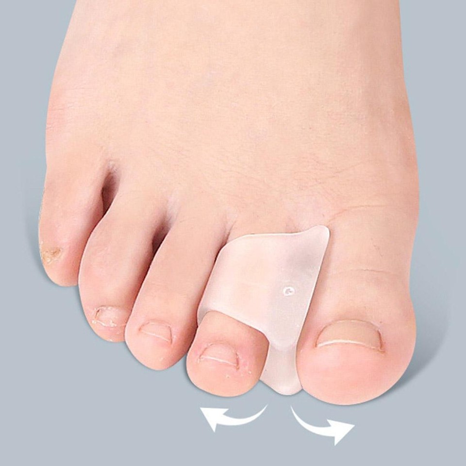Toe Bending Orthotics, Hammer Shaped Toe Straightener, Split Toe Cover ...