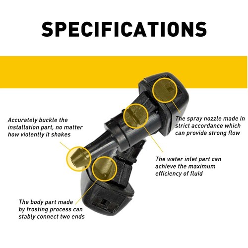 For 2011-2017 RAM 1500 2500 3500 Windshield Wiper Water Washer Spray ...