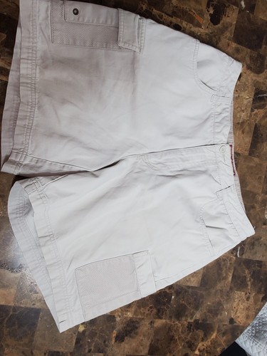 Caribbean Joe Shorts Womens 12 Island Supply Cargo Style Beige Flat ...