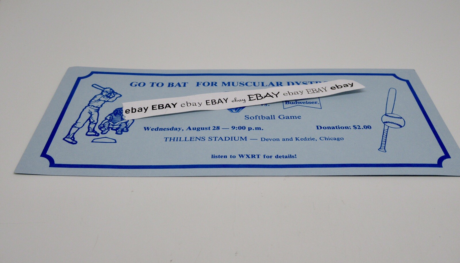 WXRT 93 Featured Artists Chicago August 1985 Thillens Stadium Muscular ...