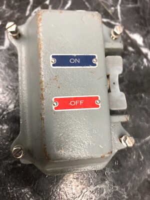 SQUARE D 9001 Push button Gr-210 Explosion Proof Momentary On Off Start ...