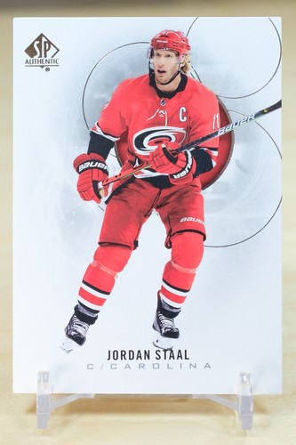 2020-21 Upper Deck SP Authentic Base #85 Jordan Staal - Carolina ...