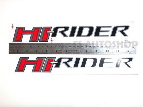 Set " Hi-Rider " Red Black Sticker Decals For Ford Ranger 2012 - 2015 ...
