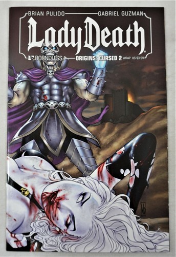 LADY DEATH Origins Cursed #2 APR 2012 Wrap Edition, Boundless/Avatar NM ...
