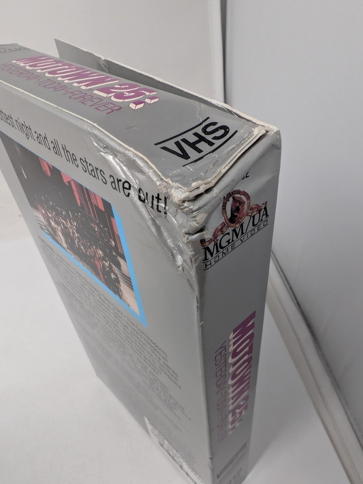 VHS: Motown 25: Yesterday, Today, Forever: Book Box MGM/UA big | eBay