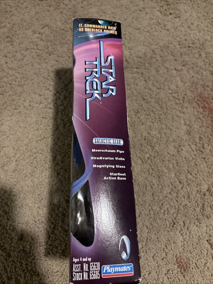 Playmates Star Trek Starfleet Lt Comm Data Sherlock Holmes 9" Target ...