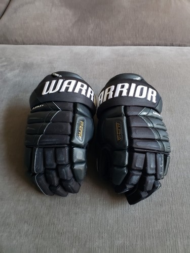 Warrior Alpha DX Black Hockey Gloves Senior Size 14" - VERY GOOD ...