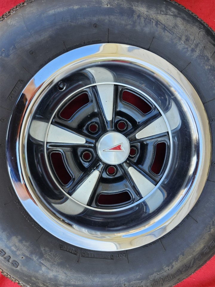 PONTIAC 70s RALLY II WHEELS SET OF 4 15X7 TRANS AM FIREBIRD GTO LEMANS ...