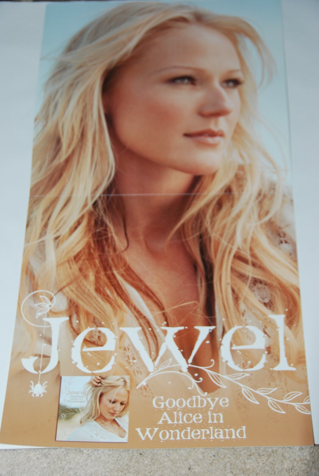 Singer Jewel record store "Promo" add for "Goodbye Alice in Wonderland ...