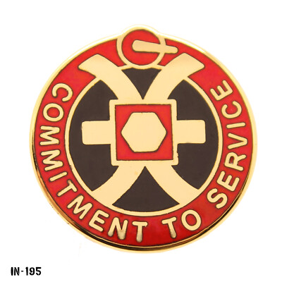 US Army DUI Pin ~ 646th Support Group "Commitment To Service ...